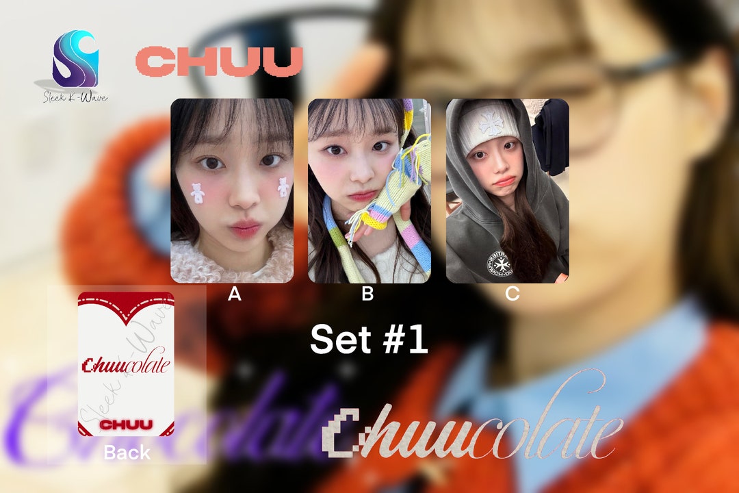 CHUU Chocolate Custom Fan-made K-pop Photocards - Etsy