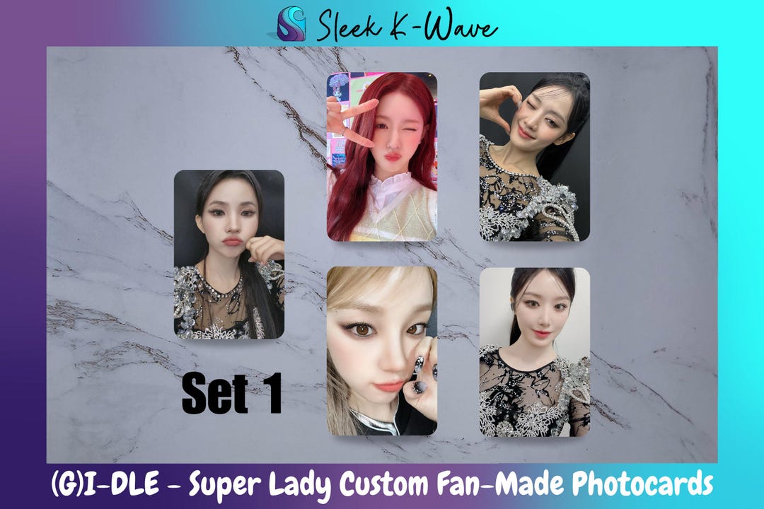 GIDLE - Super Lady Custom Fan-made K-pop Photocards - Etsy