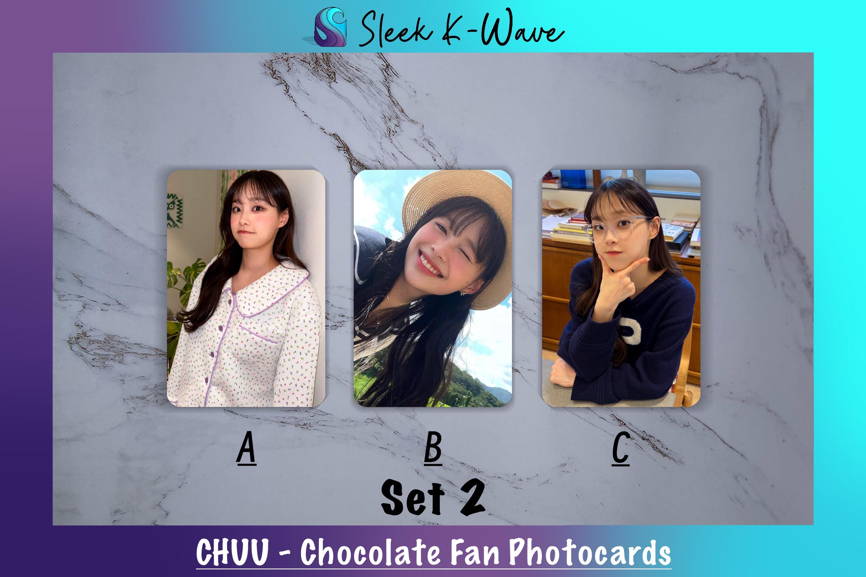 CHUU - Chocolate Custom Fan-made K-pop Photocards - Etsy