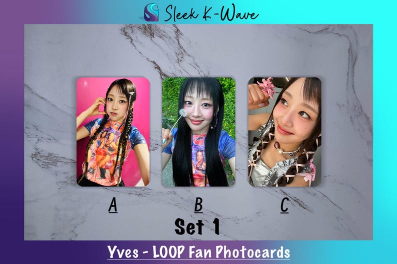 Yves - Loop Custom Fan-made K-pop Photocards - Etsy