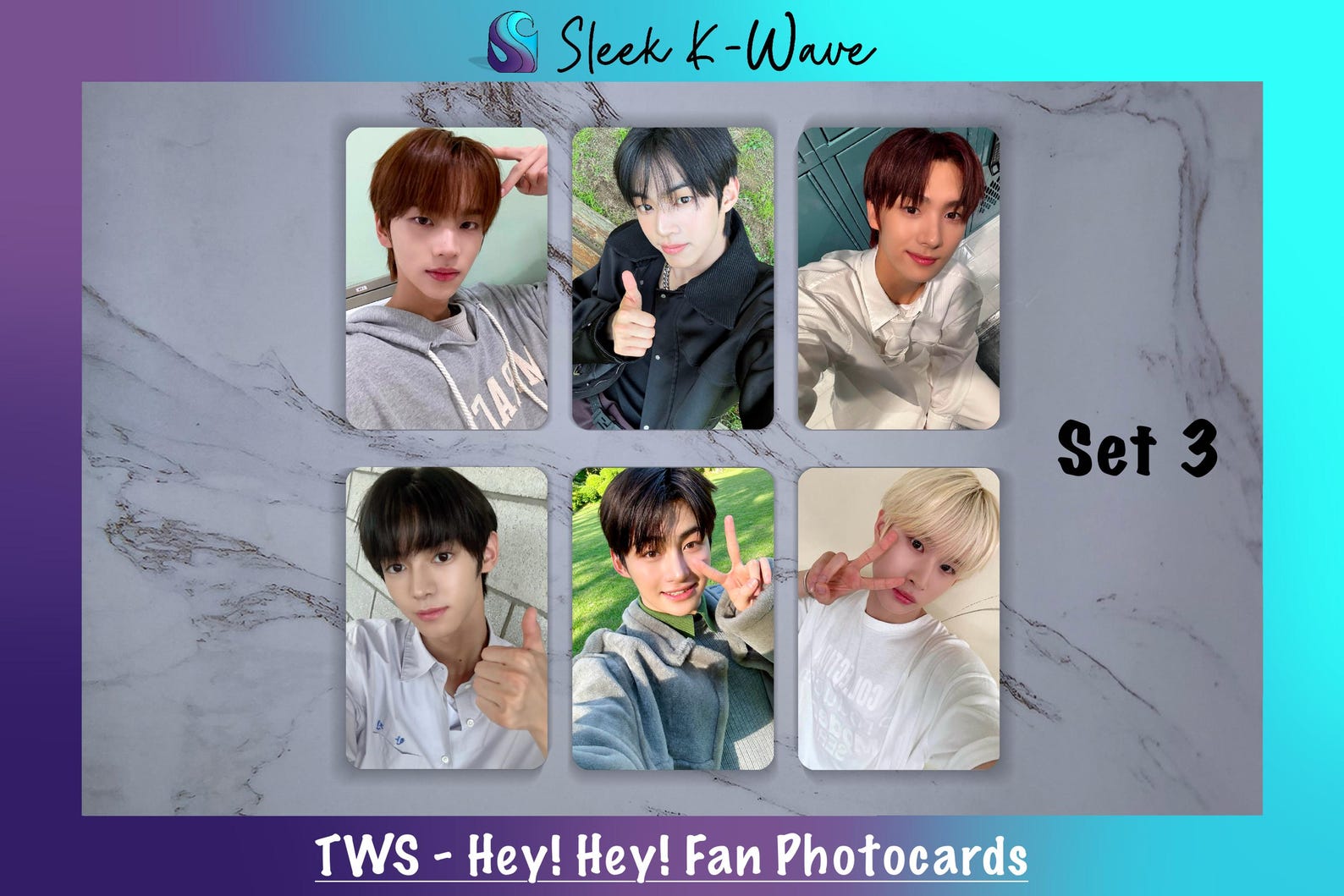 TWS - Hey! Hey! Custom Fan-made K-pop Photocards - Etsy