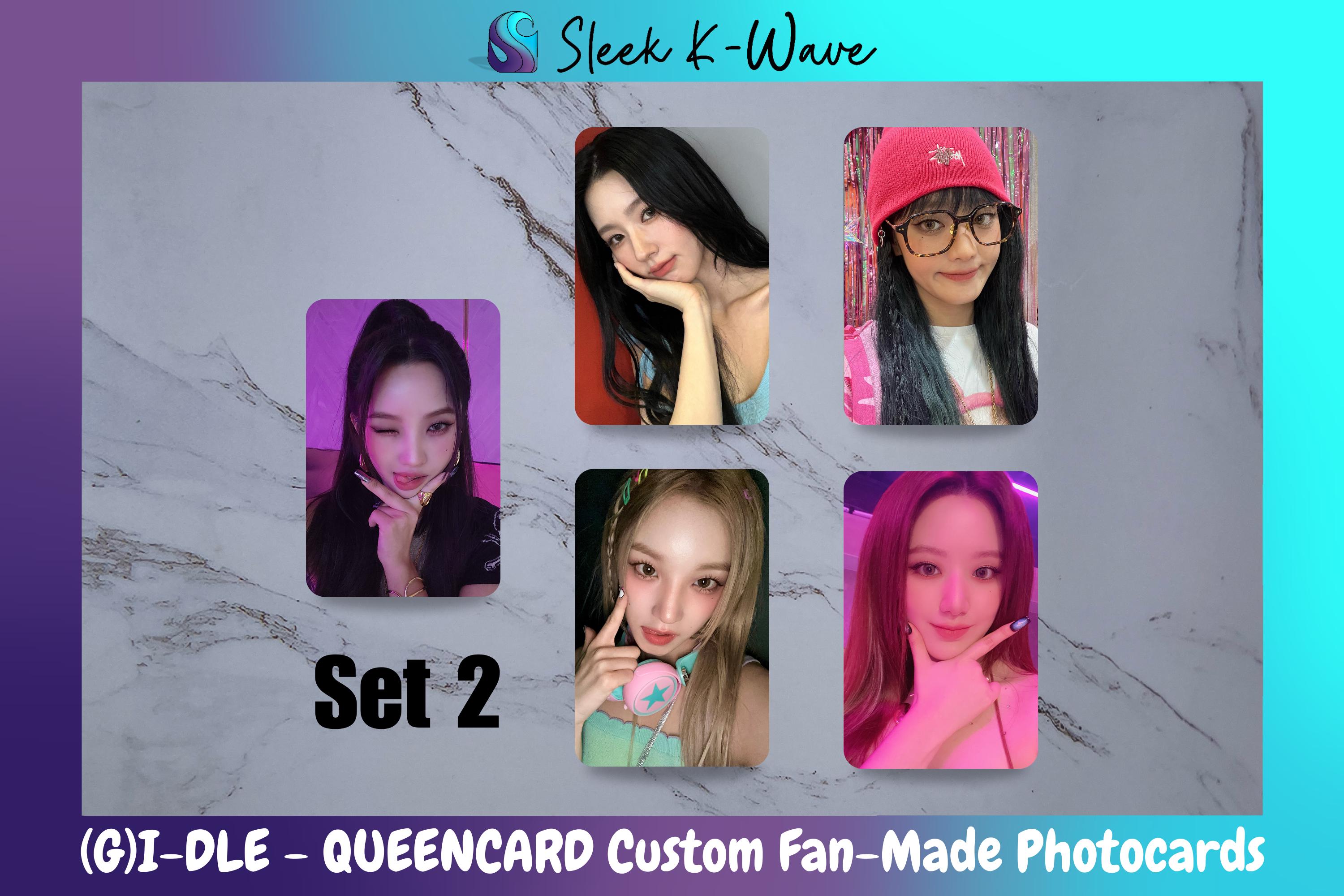 GIDLE - Queen Card Custom Fan-made K-pop Photocards - Etsy