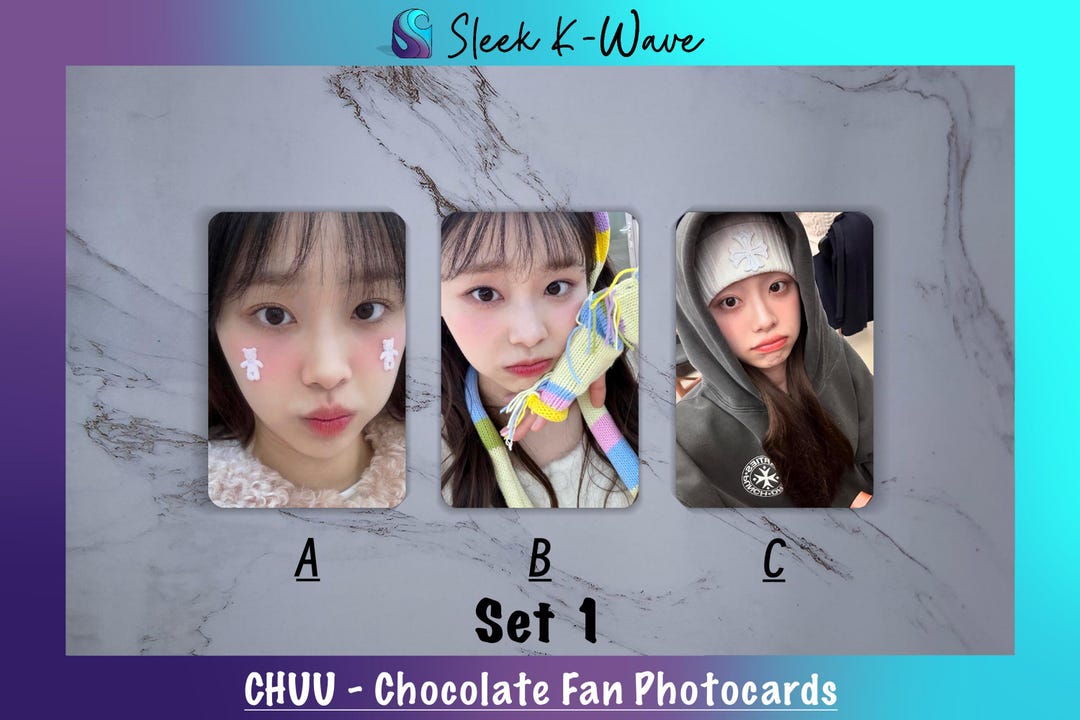 CHUU - Chocolate Custom Fan-made K-pop Photocards - Etsy