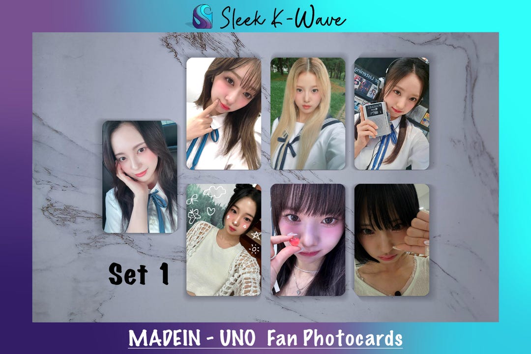 MADEIN - UNO Custom Fan-made K-pop Photocards - Etsy