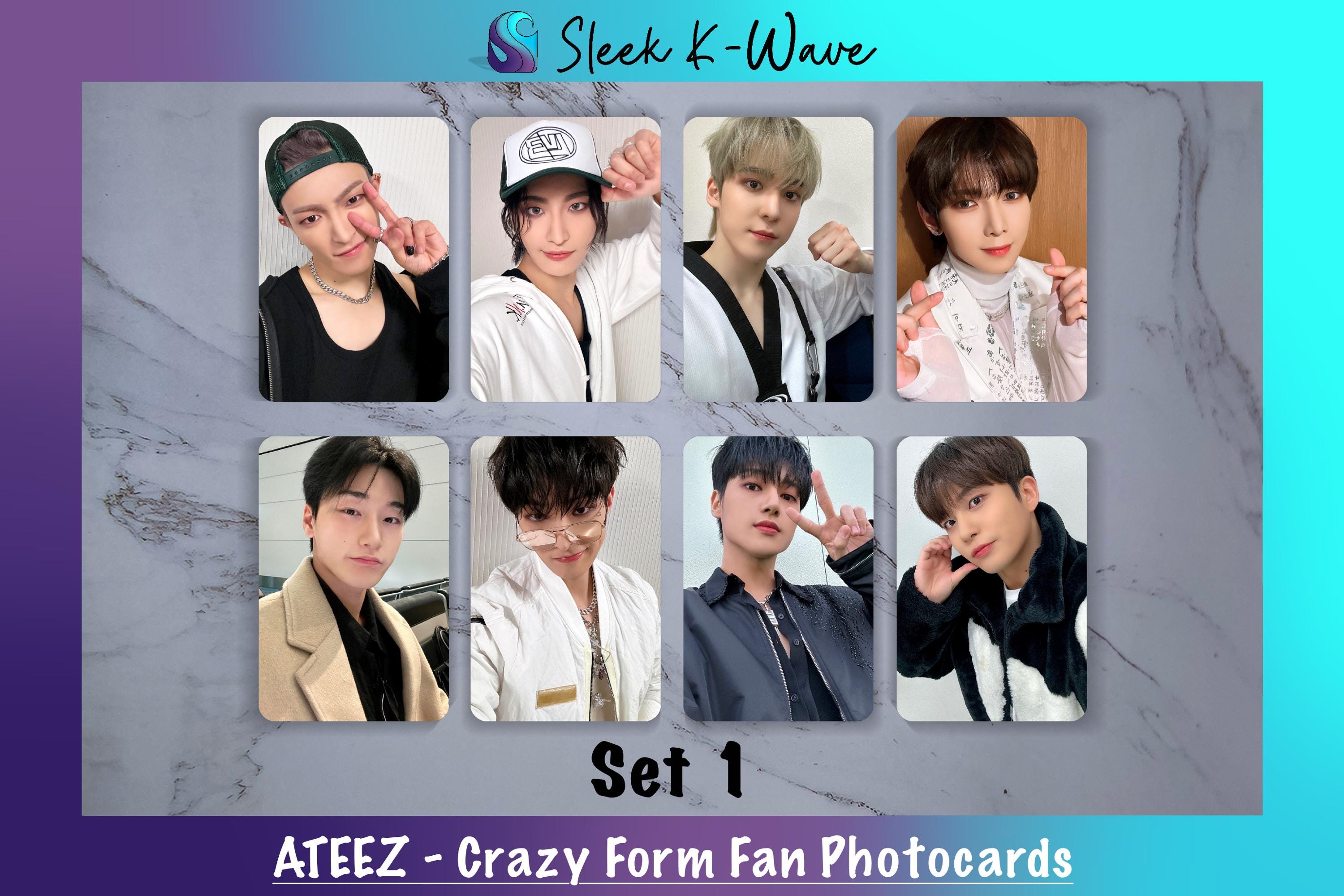 ATEEZ - Crazy Form Custom Fan-made K-pop Photocards - Etsy