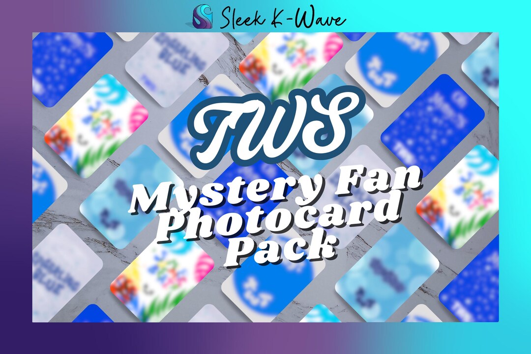 TWS Custom Fan Photocard Mystery Pack - Etsy