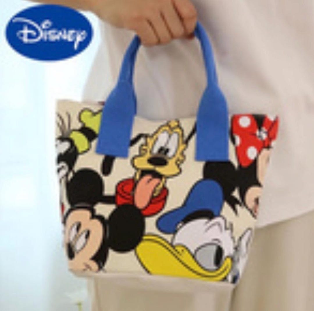 Disney Character on Canvas Material Handbags, Fun and Practical, Loved ...