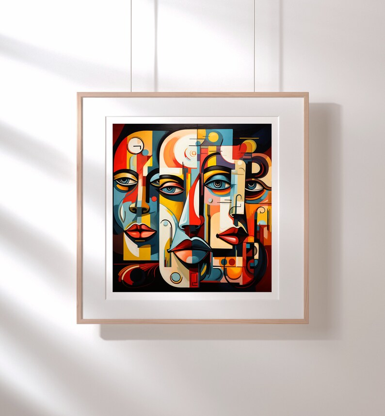 Abstract Woman Face Art, Instant Digital Download - Etsy