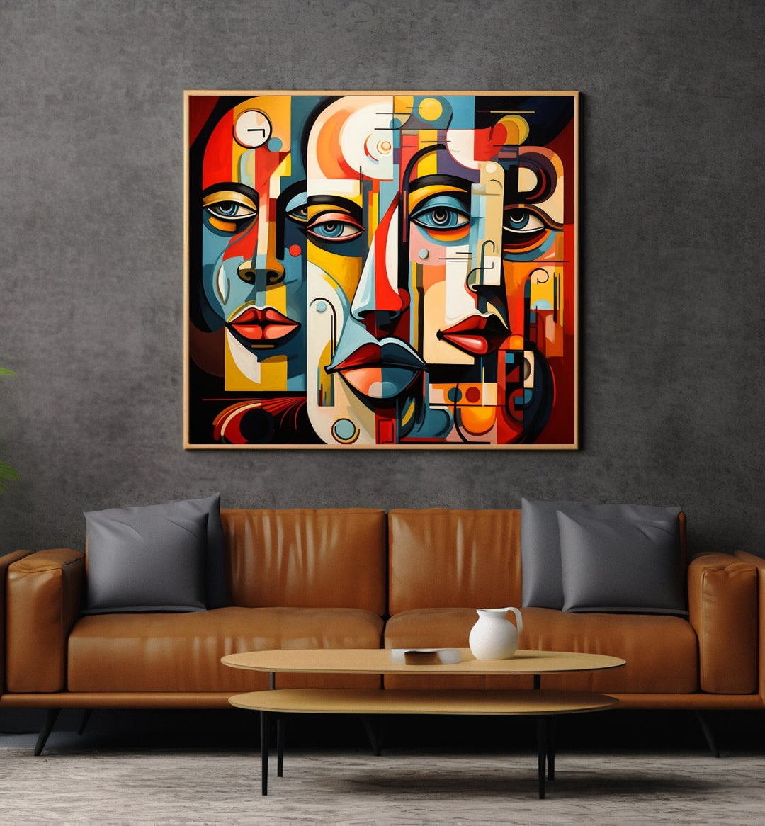 Abstract Woman Face Art, Instant Digital Download - Etsy