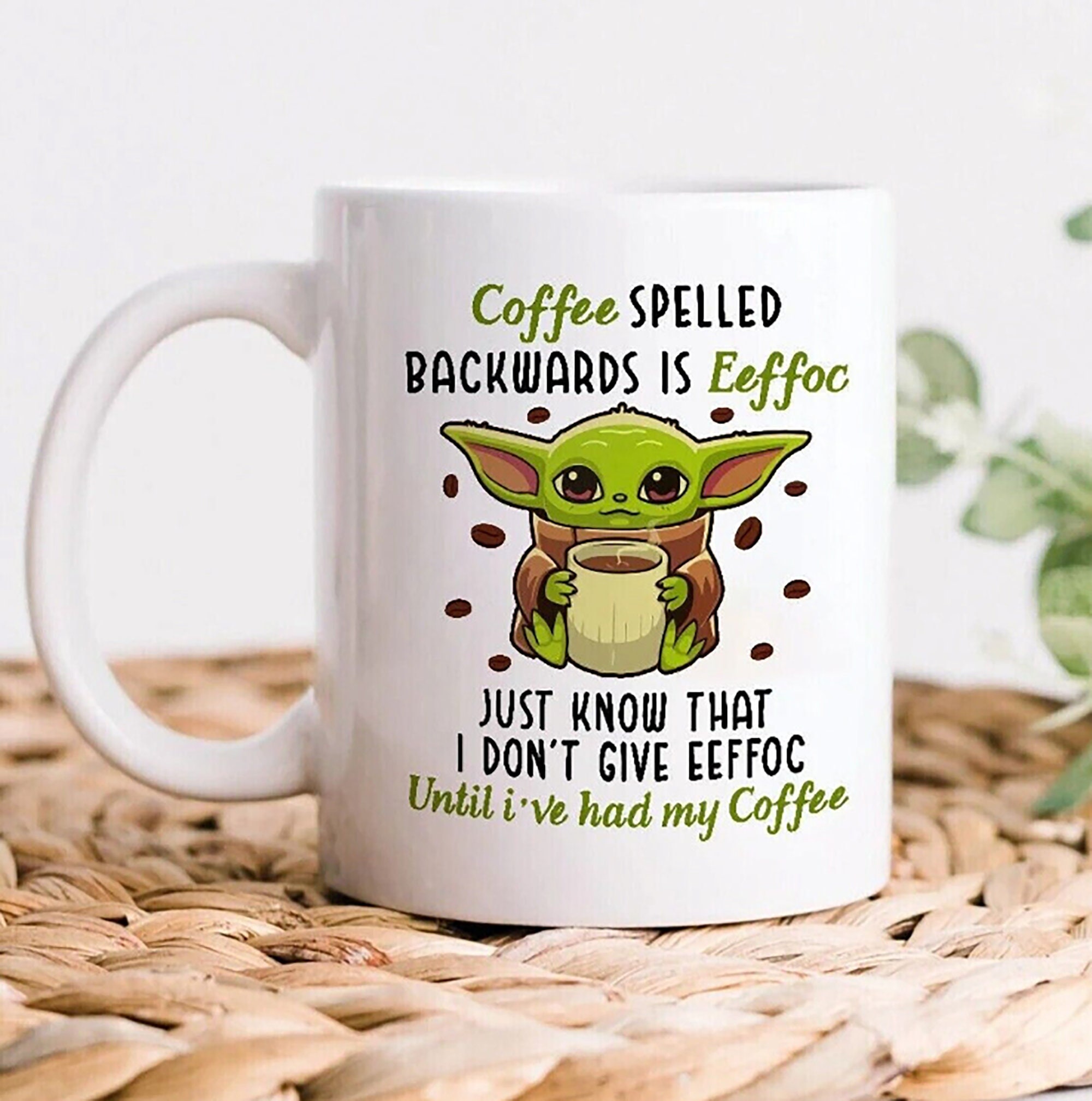 Coffee Spelled Backwards Is Eeffoc Coffee Mug 11O-15 oz sold by ...