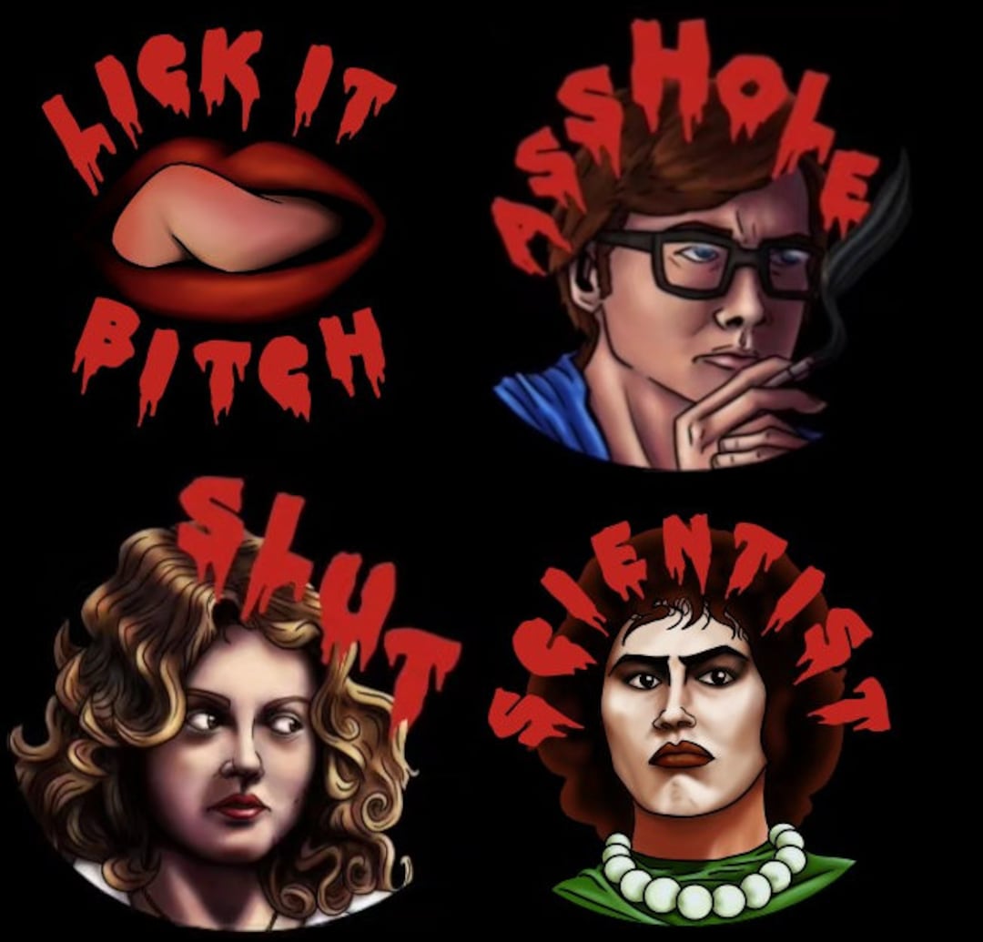 Rocky Horror Picture Show Group Buttons - Etsy