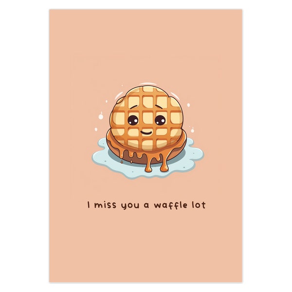 I Miss You Card - Etsy