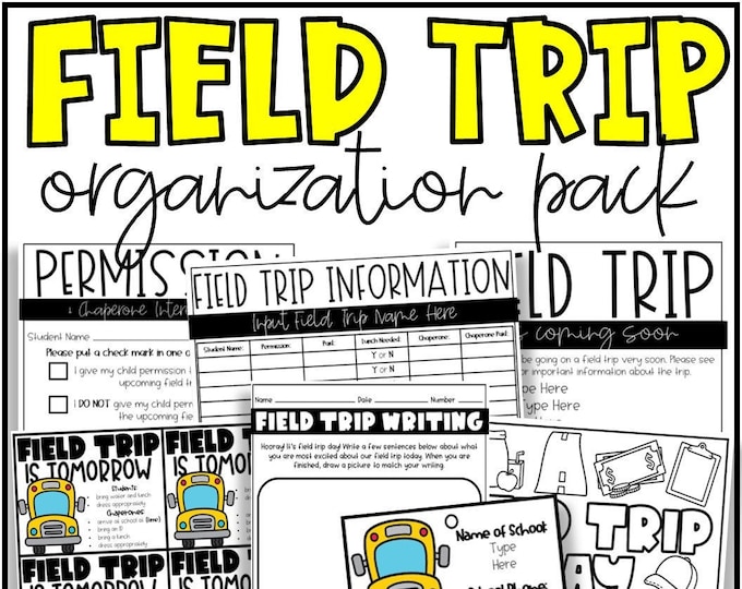 Field Trip Form - Etsy