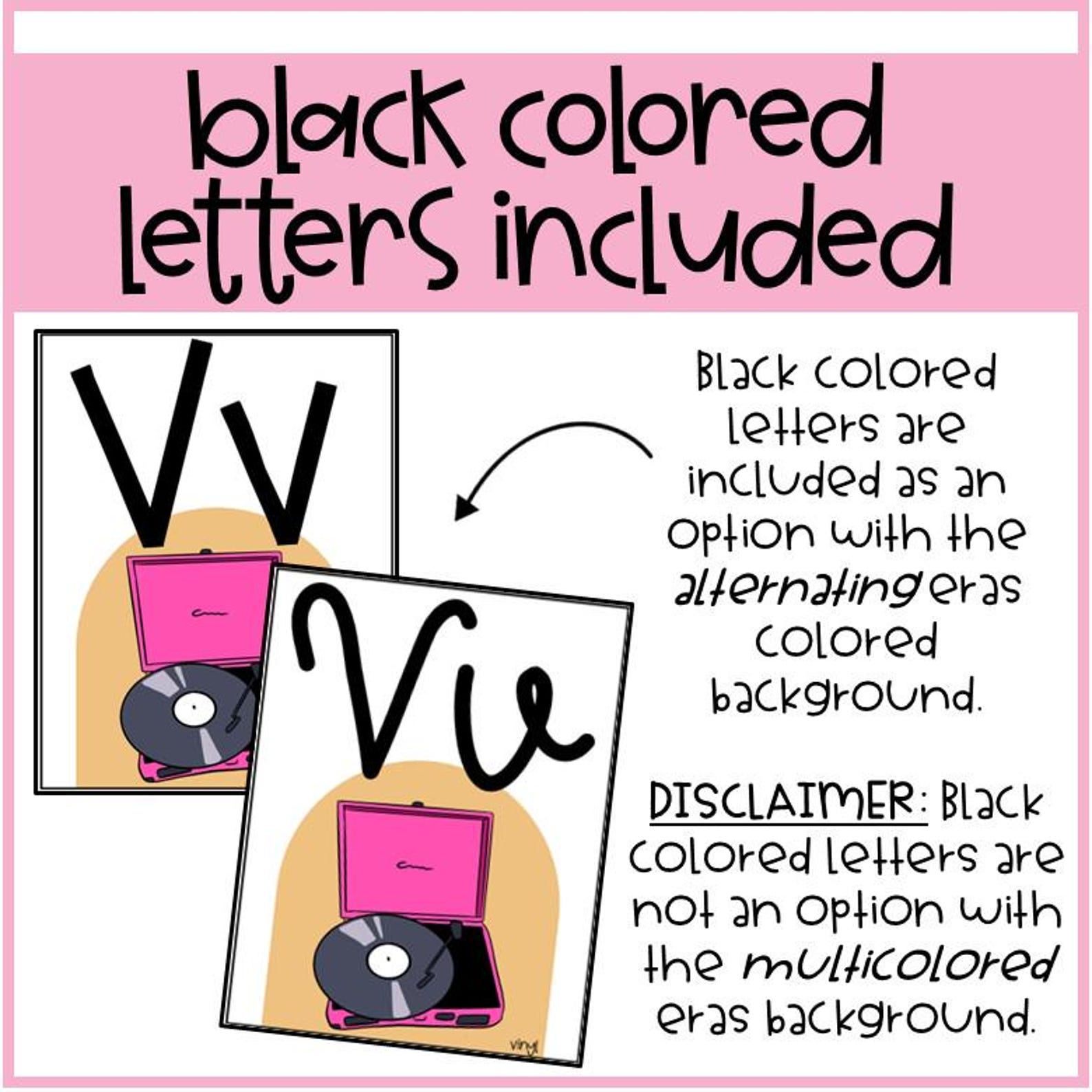 Alphabet Poster Display | Eras Themed | Taylor Swift Classroom Decor - Etsy