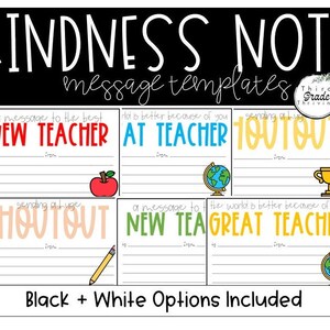 Classroom Kindness Notes - Etsy