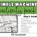 Simple Machines Activities | Worksheets | Task Cards | Anchor Chart - Etsy