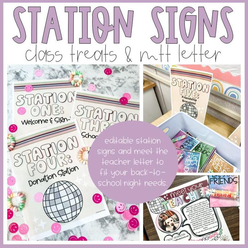 Eras Themed Open House Bundle | Back to School Night | Open House ...