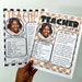 Checkered Meet the Teacher Letter - Etsy