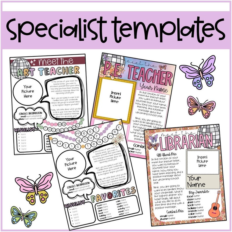 Lover and Eras Themed Meet the Teacher Letters | Editable | Taylor ...