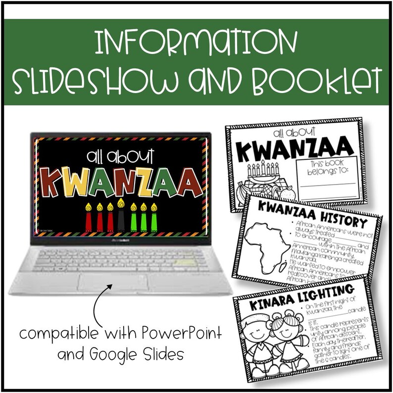 Kwanzaa Minilesson | Kwanzaa Activities | Holiday Themed Activities - Etsy