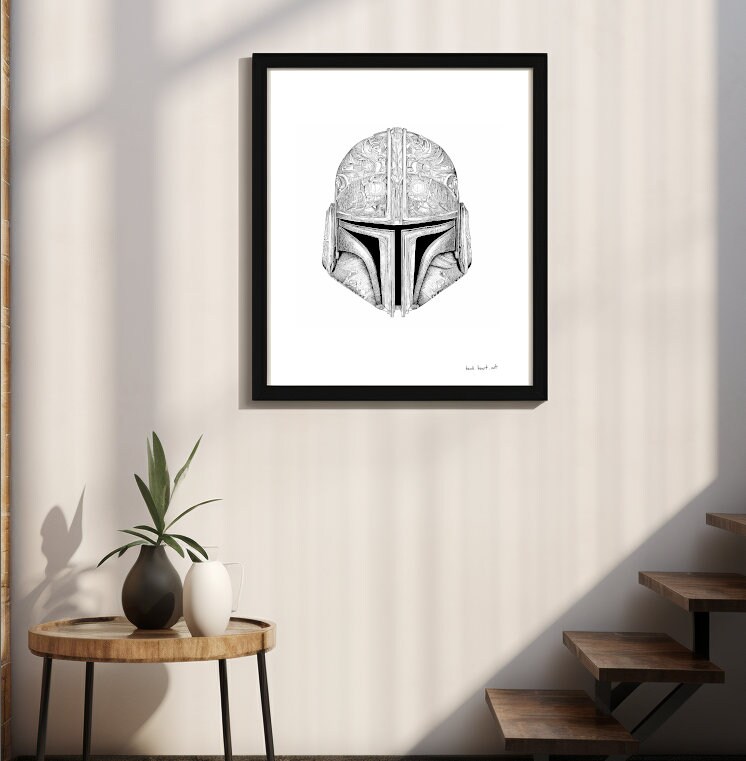 Set of 6 Star Wars A4 Line Drawings - Etsy