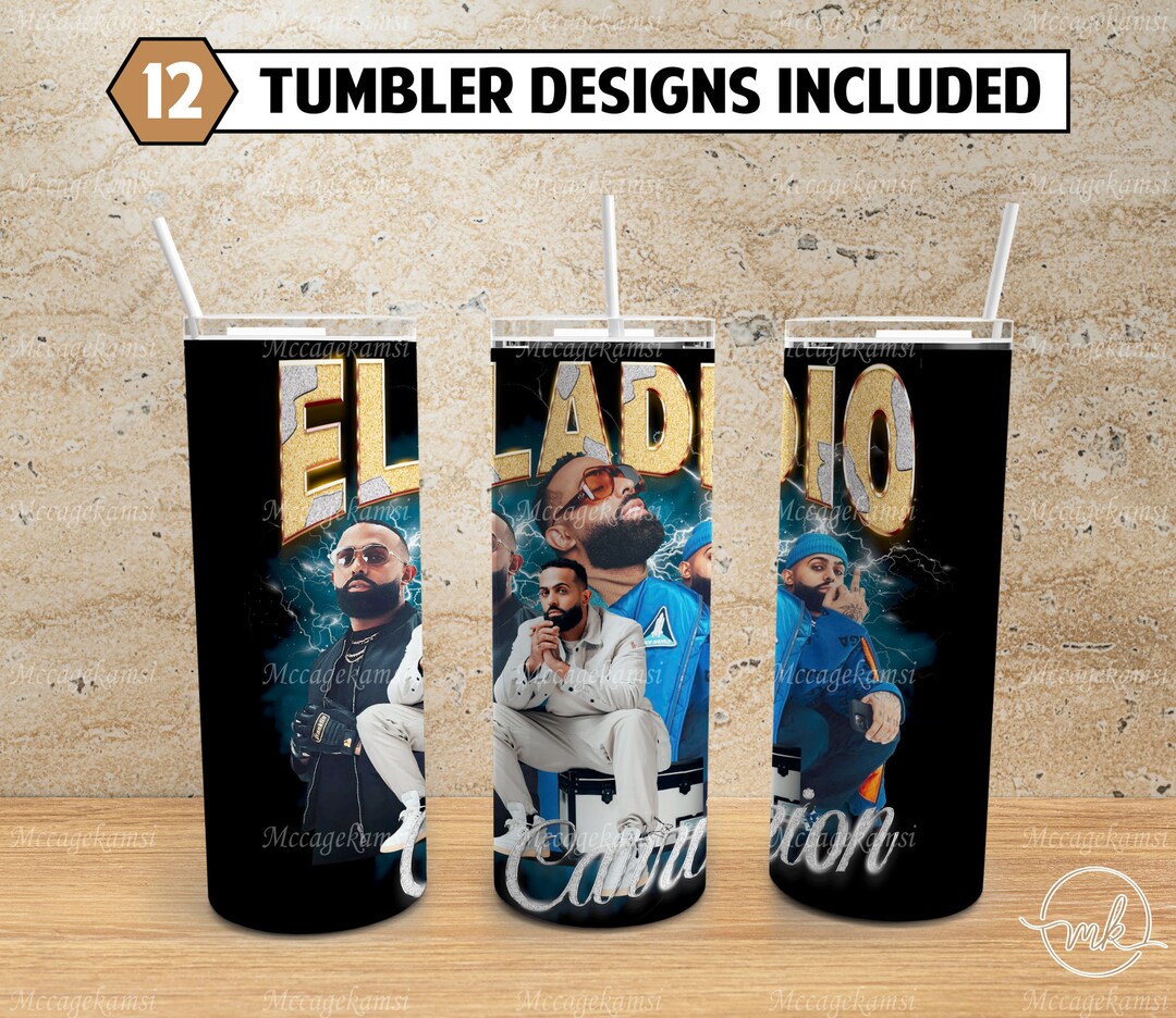 Rapper Skinny Tumbler 20 Oz Sublimation Design PNG Singer Tumbler ...