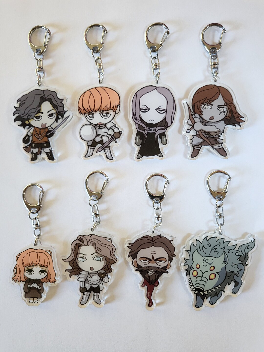 Fear & Hunger Charms Single-sided Clear Acrylic 2.5, 2 - Etsy