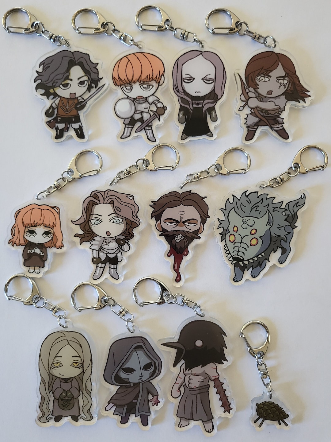 Fear & Hunger Charms - Single-sided Clear Acrylic - Etsy