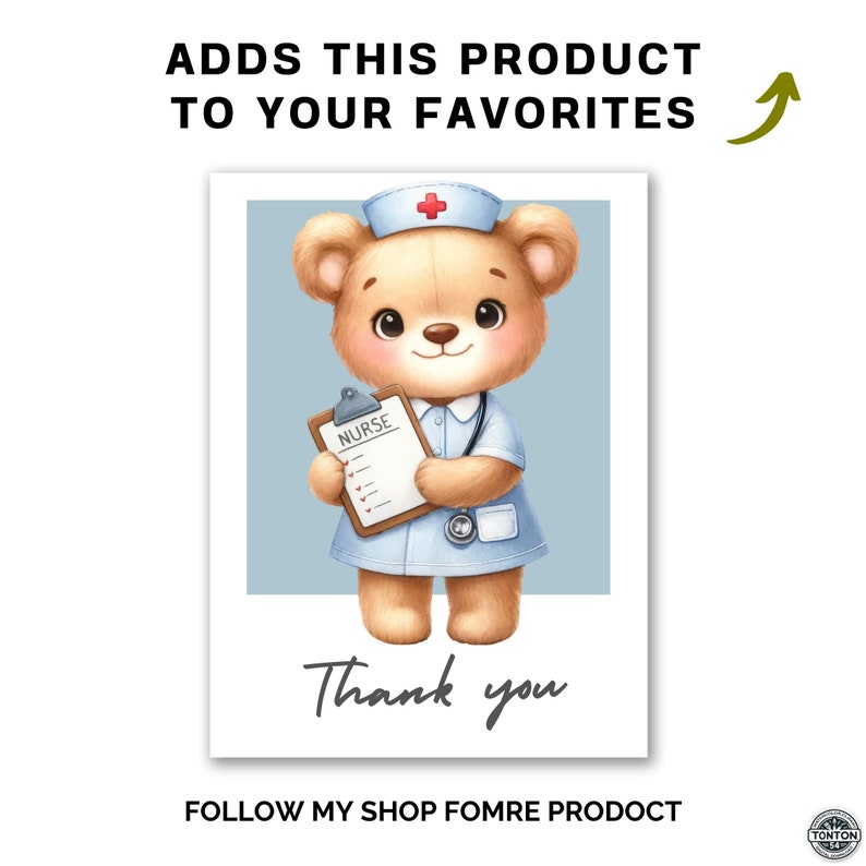 Watercolor Nurse Bear Clipart Set: Healthcare Designs (digital Download ...