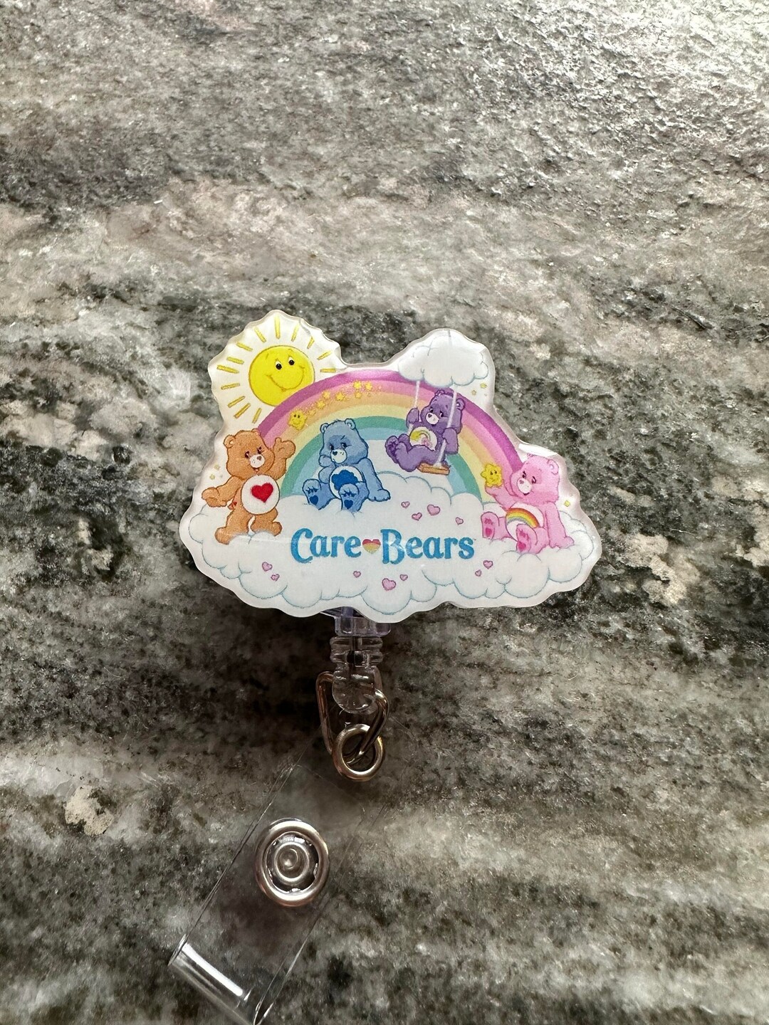 Care Bear Badge Reel, Cute Badge Reel, Care Bear Badge Holder - Etsy