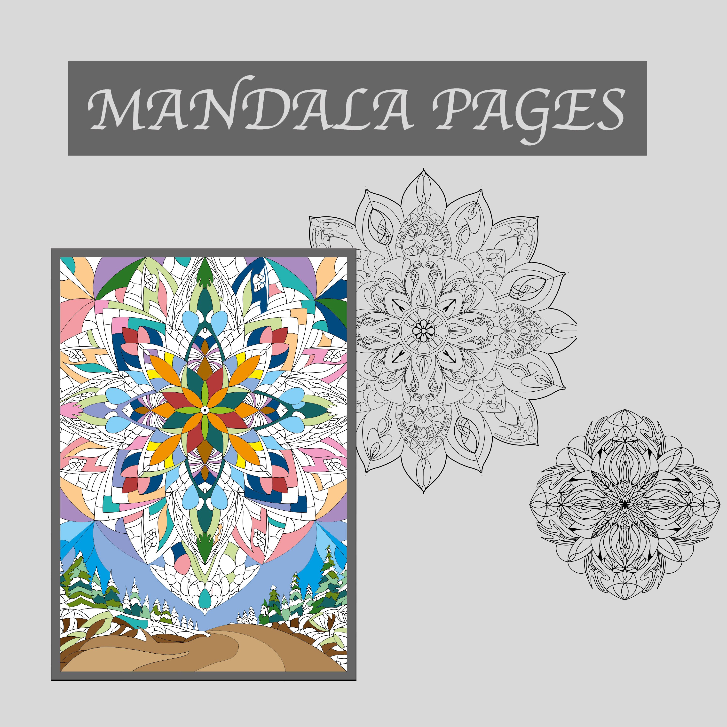 20 Adult Mandala Coloring Pages, Adult Coloring Pages, Antistress ...