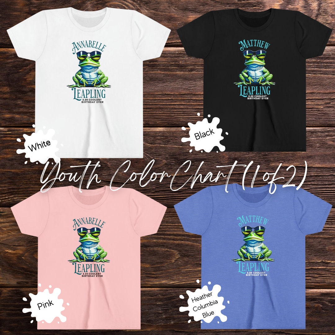 Personalized Youth Leap Day Shirt, Family Leap Day Birthday Shirt, Leap ...