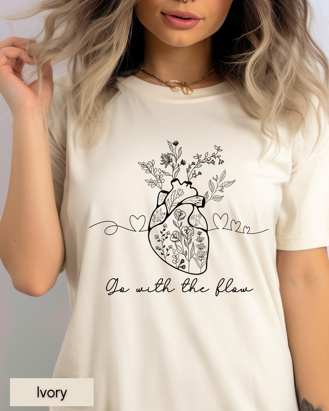 Comfort Colors Go With the Flow Cardiac Nurse Shirt Cath Lab - Etsy