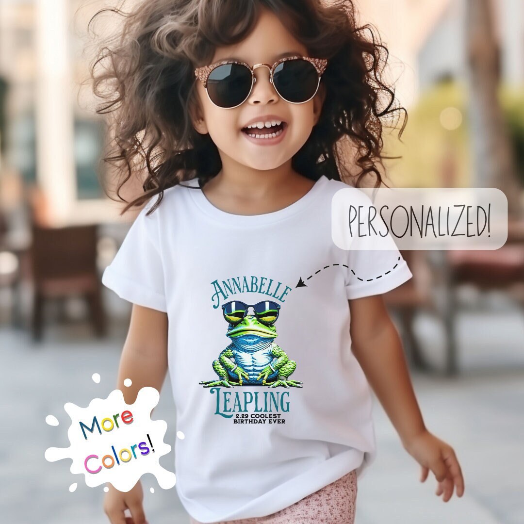 Personalized Youth Leap Day Shirt, Family Leap Day Birthday Shirt, Leap ...