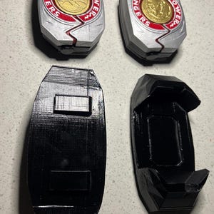 Power Morpher MMPR V2. Clicks Open and Closed, Removable Power Coins ...
