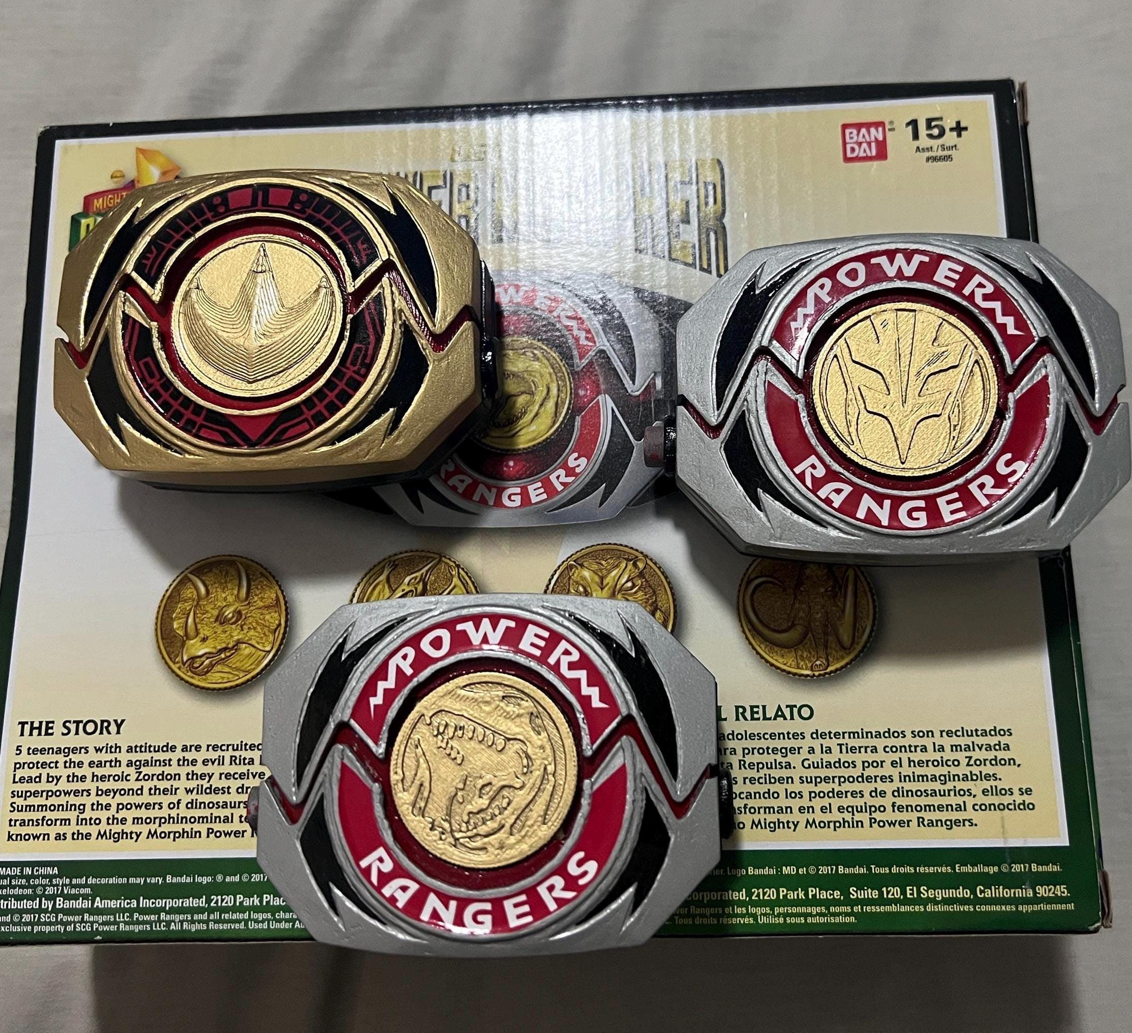 Power Morpher MMPR V2. Clicks Open and Closed, Removable Power Coins ...
