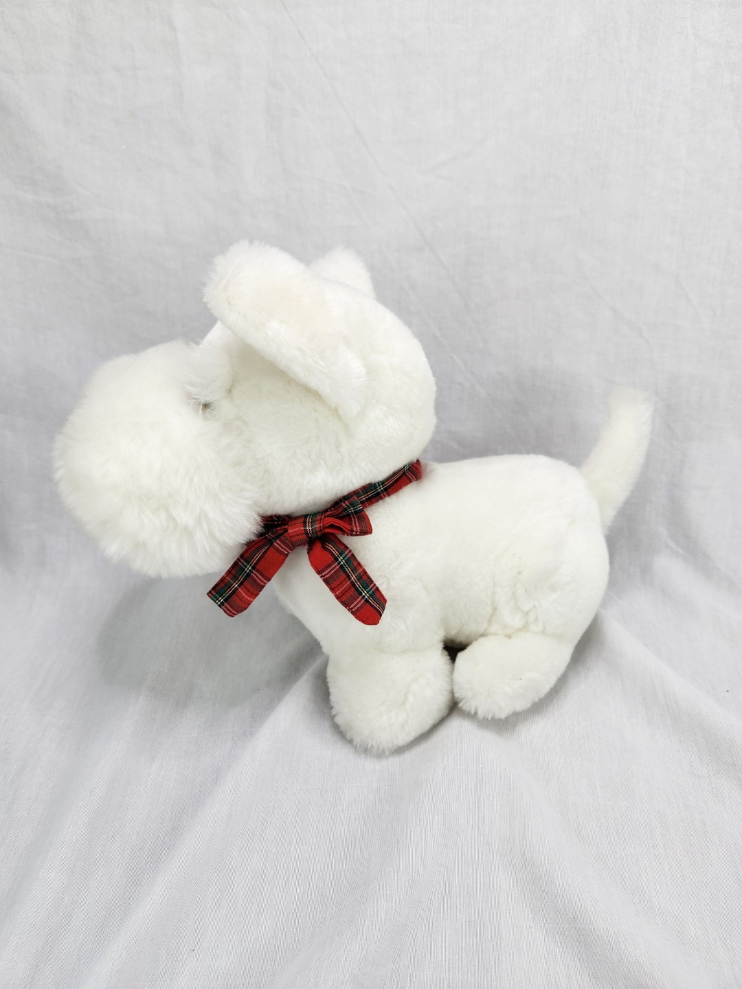 1983 Dakin White Sitting Scotty Puppy Dog Plush - Etsy
