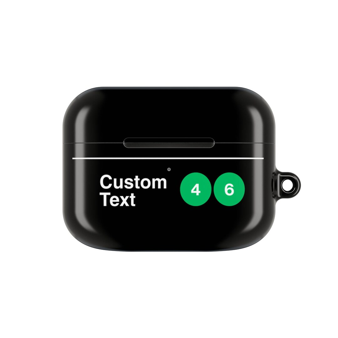 Subway-themed Customizable AirPod Case, Personalized Cover - Etsy