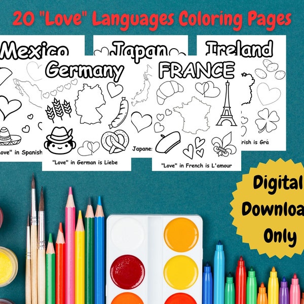 Kids Coloring - Etsy