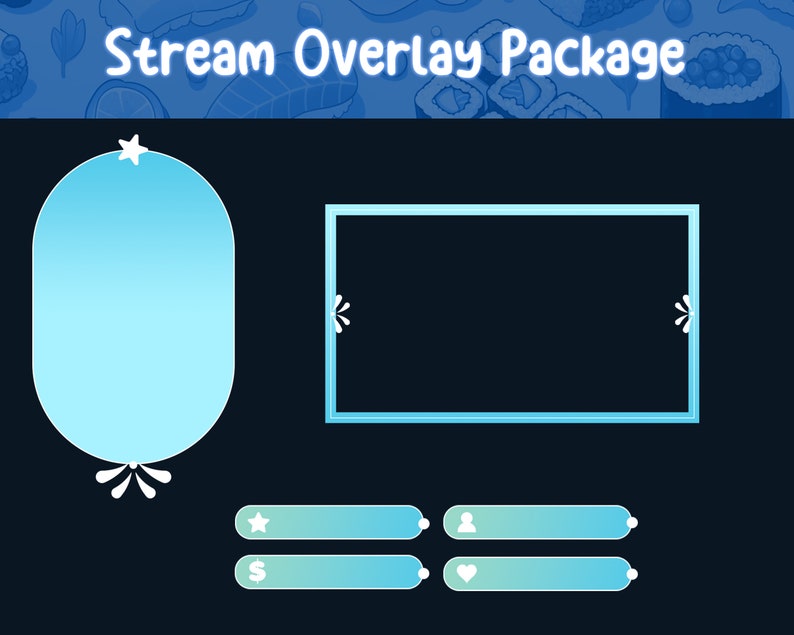 Beach Time Overlay Set Stream Package Schedule Animated - Etsy