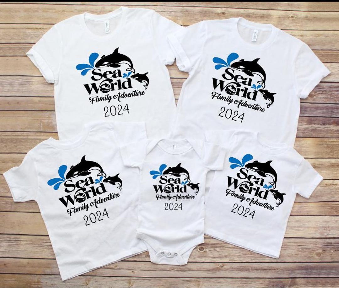 Sea World Family Adventure 2024 , Family Sea World Shirts, Sea World ...