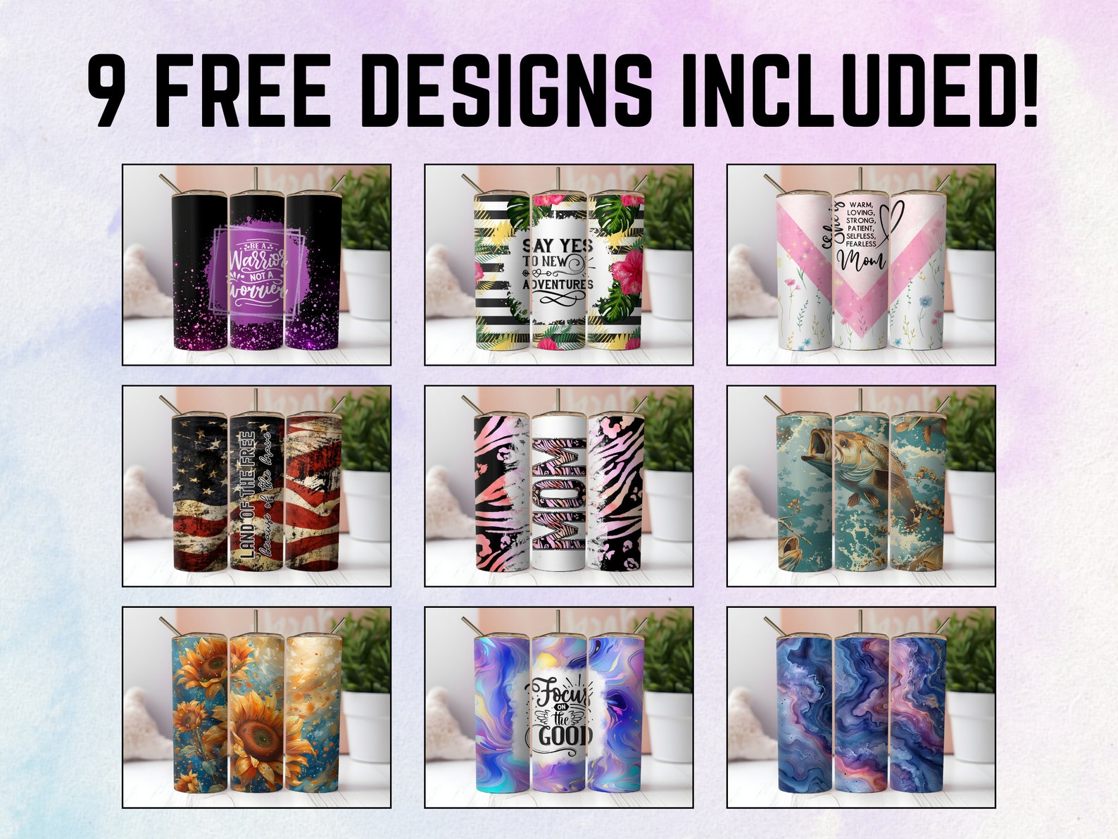 Baking 20oz Skinny Tumbler Wrap PNG Sublimation Digital Download ...