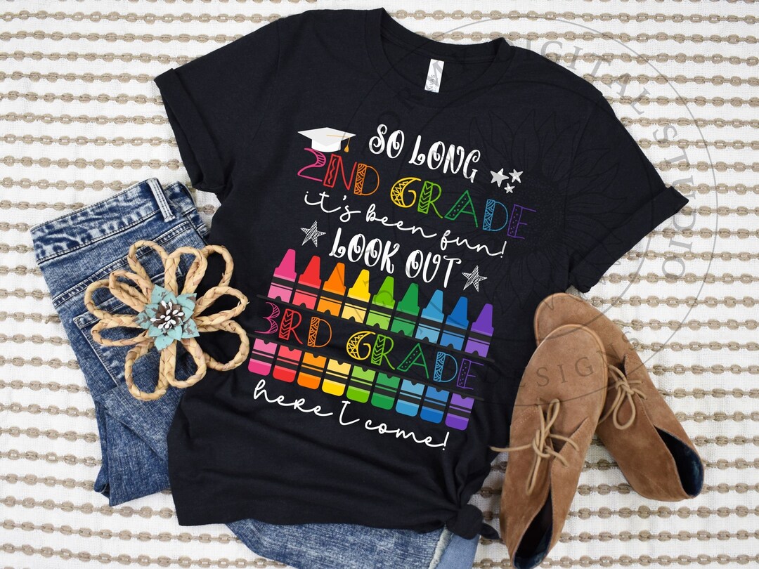 So Long 2nd Grade PNG Sublimation Design Instant DIGITAL ONLY Its Been ...