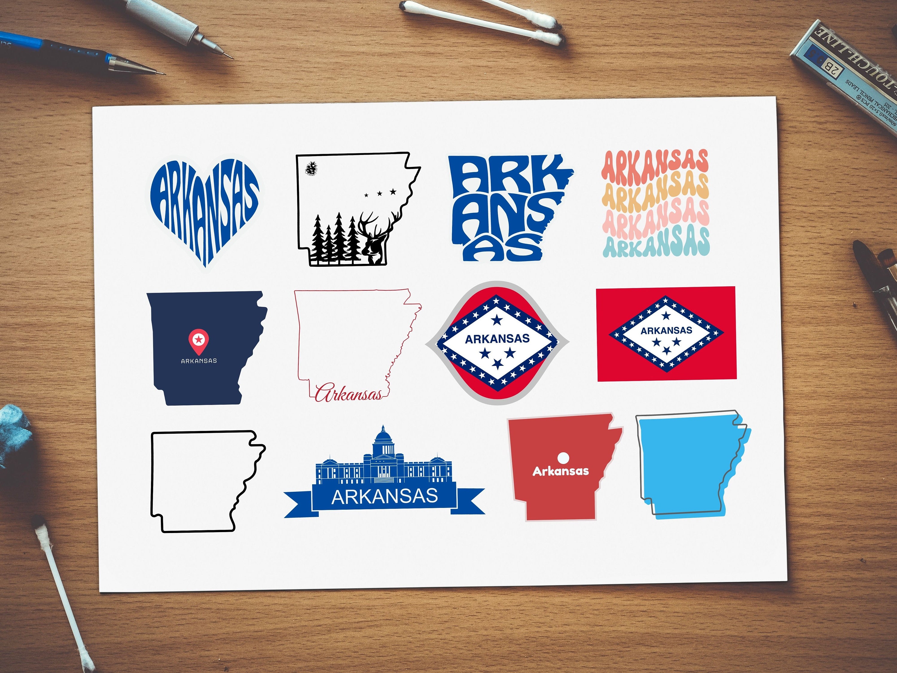 Arkansas SVG Bundle, Arkansas SVG, Arkansas PNG, Arkansas State Svg ...