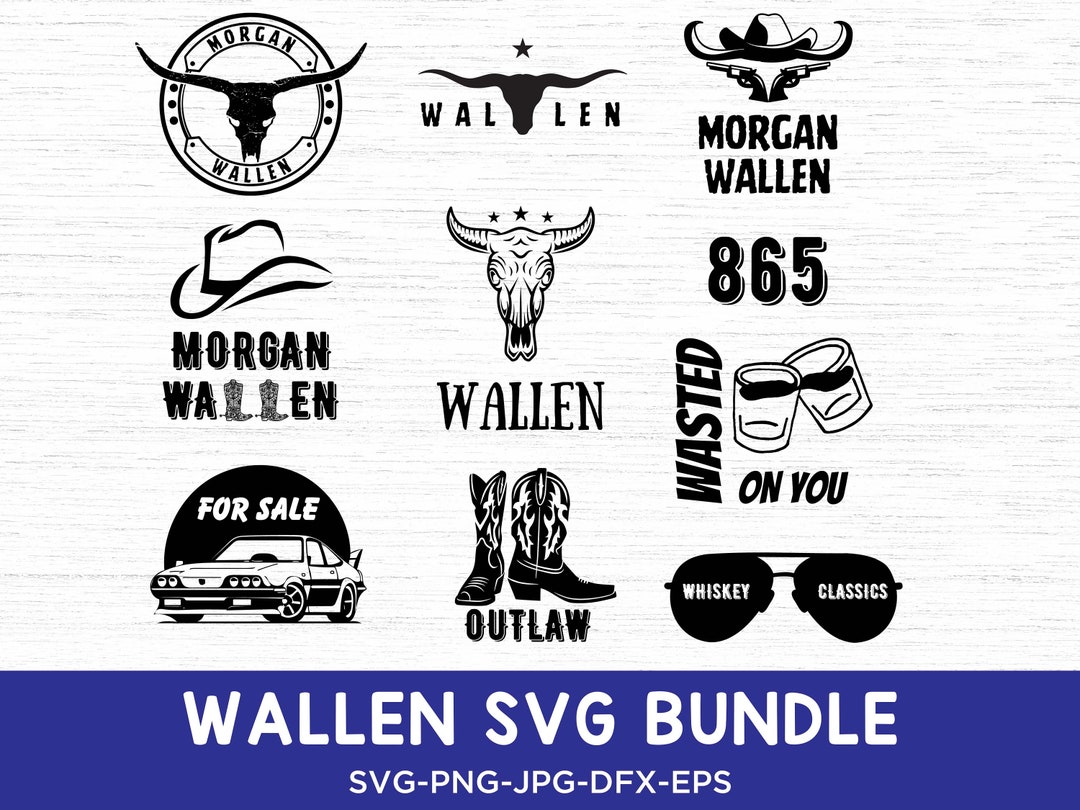 Wallen Bundle Svg, Png, Wallen Png, Wallen Bullhead Svg, Cowboy Wallen ...