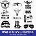 Wallen Bundle Svg, Png, Wallen Png, Wallen Bullhead Svg, Cowboy Wallen ...