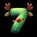 Christmas Reindeer Alphabet Clipart Bundle: Festive PNG Font (digital ...