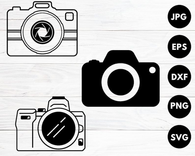 Camera SVG Bundle, Photography SVG, Photos Svg, Camera Clipart, Camera ...