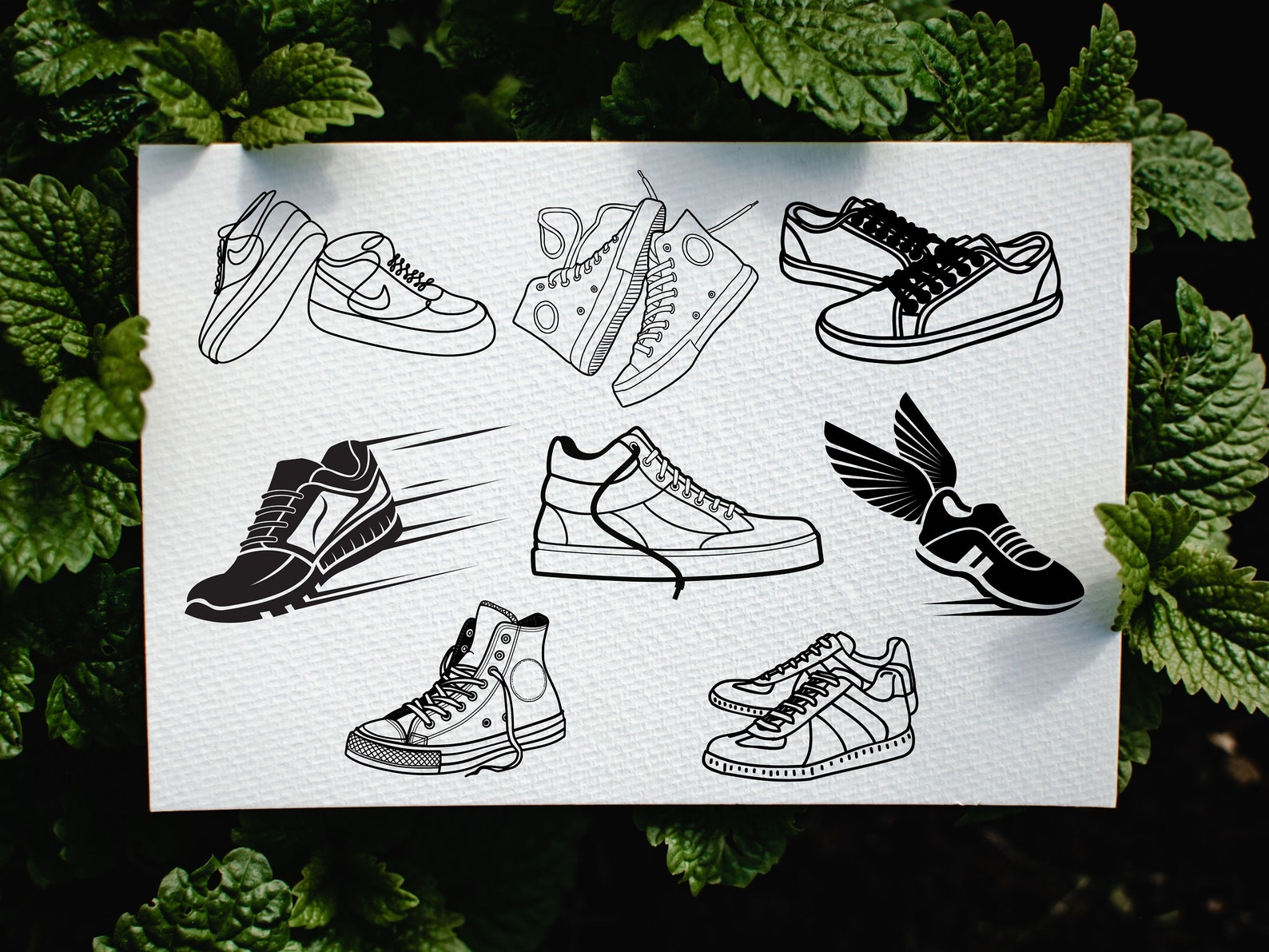 Sneaker Bundle SVG, Shoes Svg Bundle, Sneaker SVG, Sneakers, Shoes SVG ...