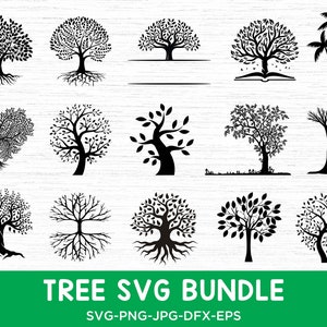 Tree Svg Bundle, Family Tree Svg Bundle, Tree Roots Svg, Our Roots SVG ...